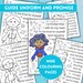 Girl Guide Promise and Uniform Colouring Pages | UK Brownies, Rainbows ...