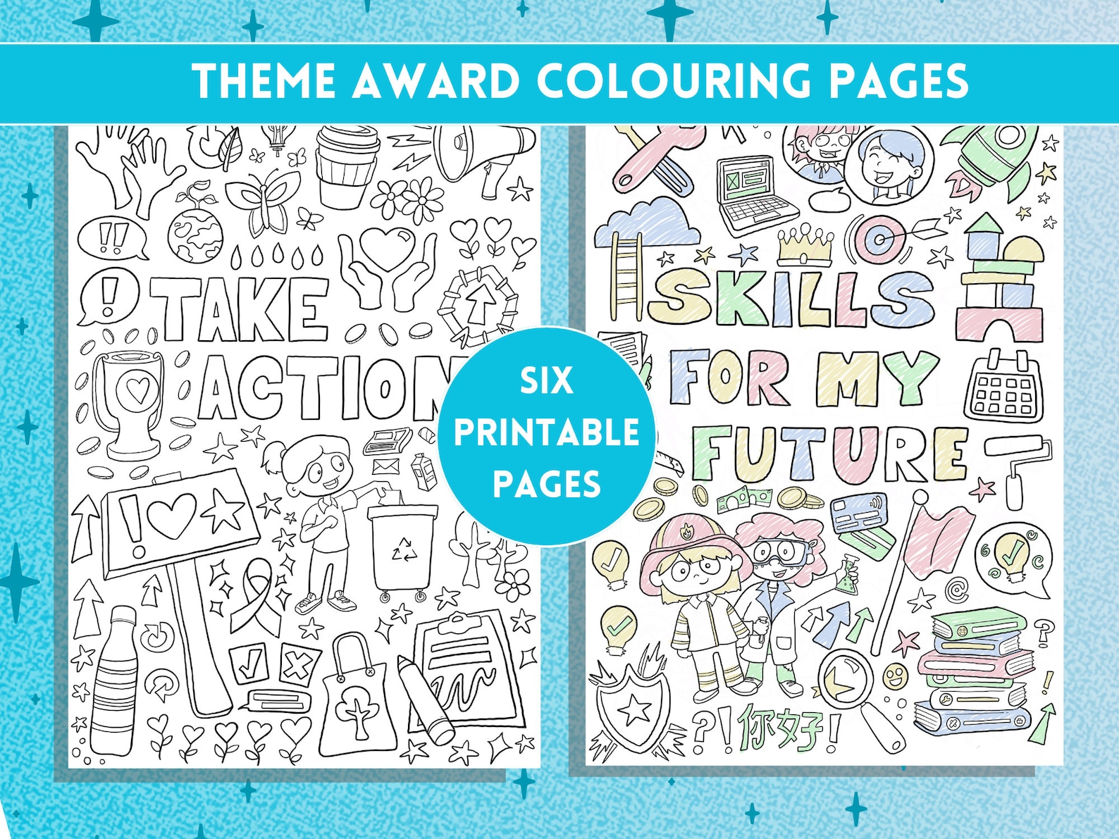 Girl Guides Theme Colouring Pages Brownie Leader Resource Girl Guide ...