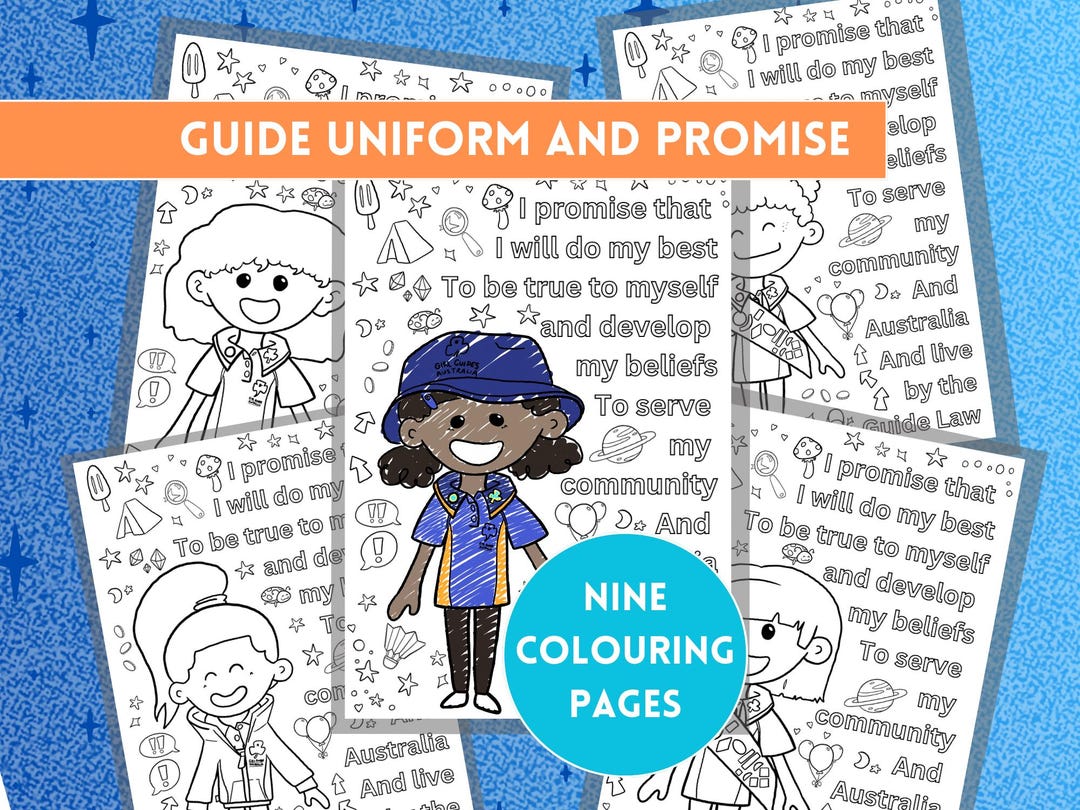 Girl Guides Australia Uniform and Promise | Girl Guide Printable ...