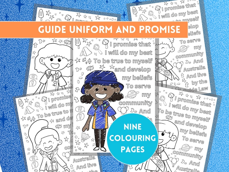 Girl Guides Australia Uniform and Promise | Girl Guide Printable ...