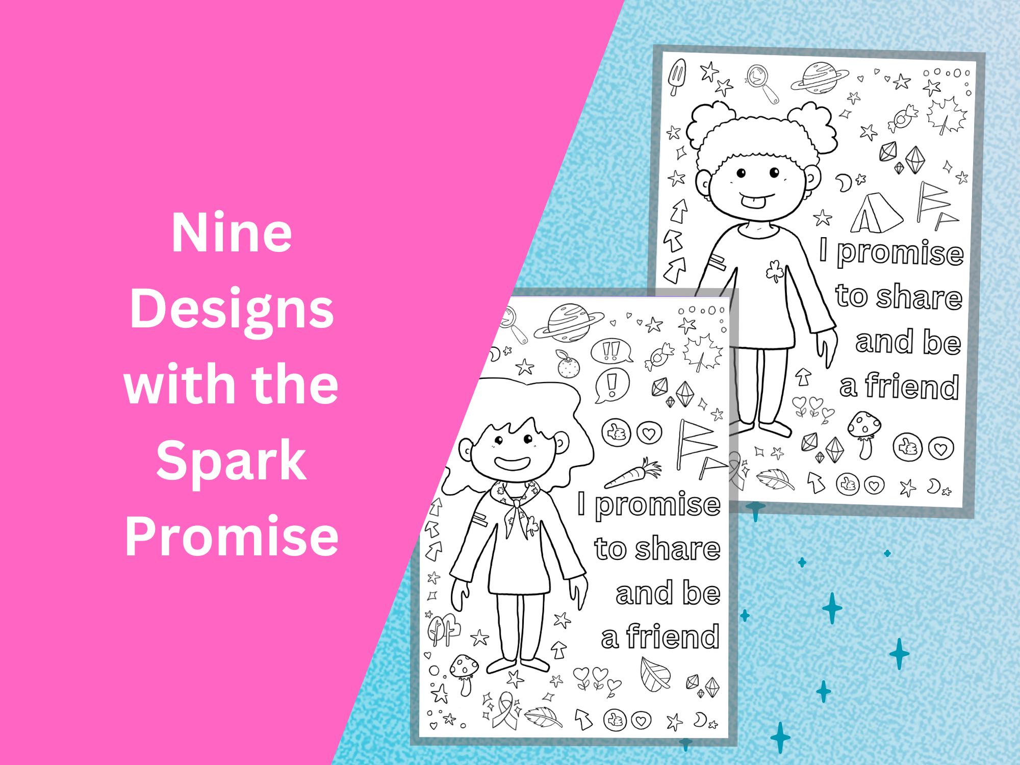 Guides Canada Uniform and Promise Colouring Pages | Girl Guide ...