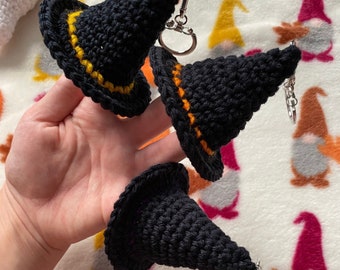 Witch Hat Keychain - Etsy