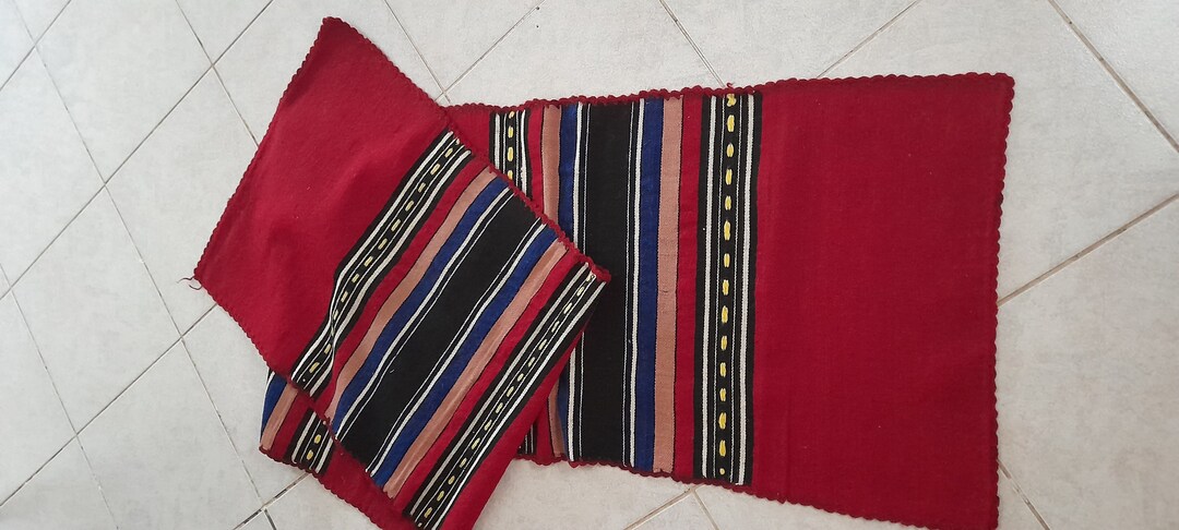 Greek Handmade Rug From 50s, Vintage Greek Handmade Kilim, Throw Rug ...