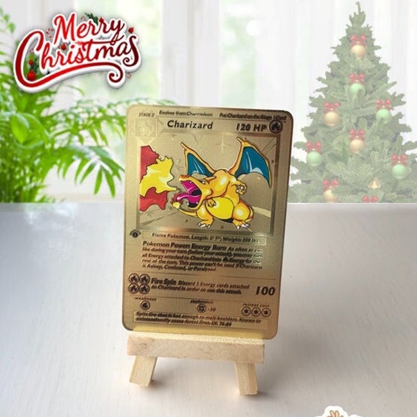 Charizard Christmas Card Games - Etsy