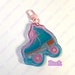 Retro Roller Skate Keychain - Etsy