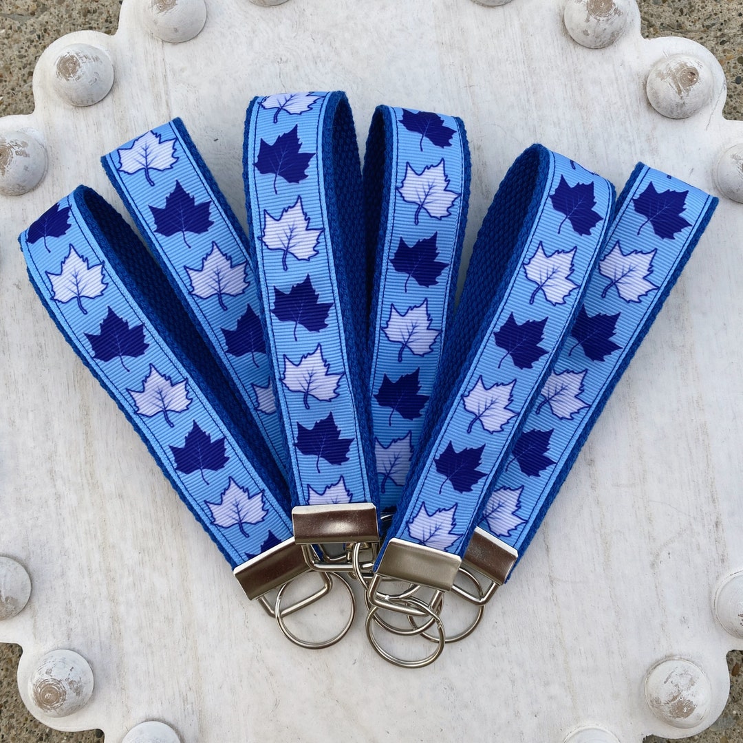 Sycamore Leaf Key Fob | Car Key Wristlet | Keychain | School Spirit ...