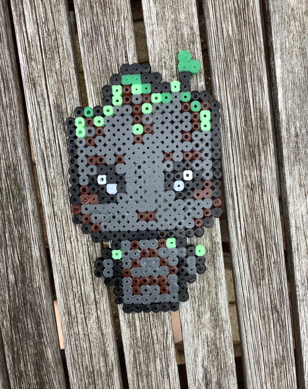 Handmade Groot Marvel Character Large Perler Bead Figurine - Etsy