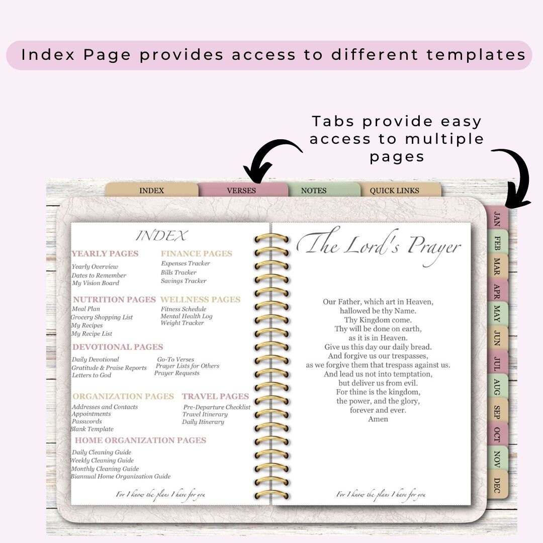 Digital Planner, Christian Planner, Goodnotes Planner, Devotional ...