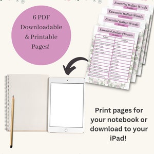 Italian for Beginners, Beginner Italian Phrases, Italian Study Cheat ...