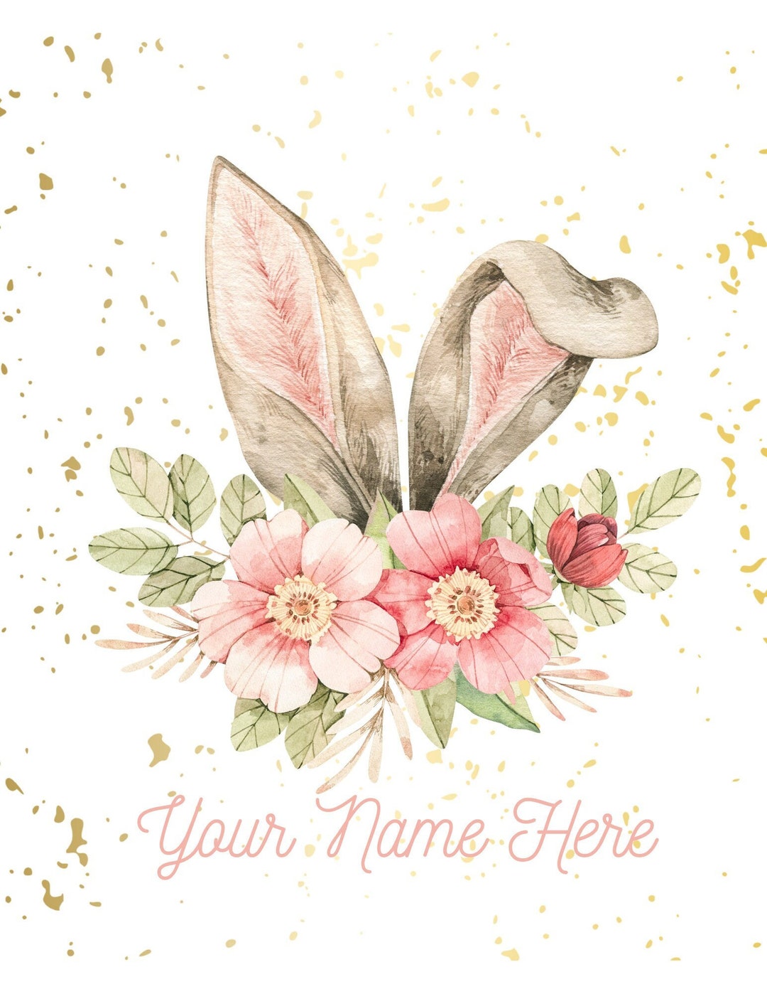 Easter Bunny Design, Easter PNG, Bunny PNG, Easter Clipart, Easter Gift ...