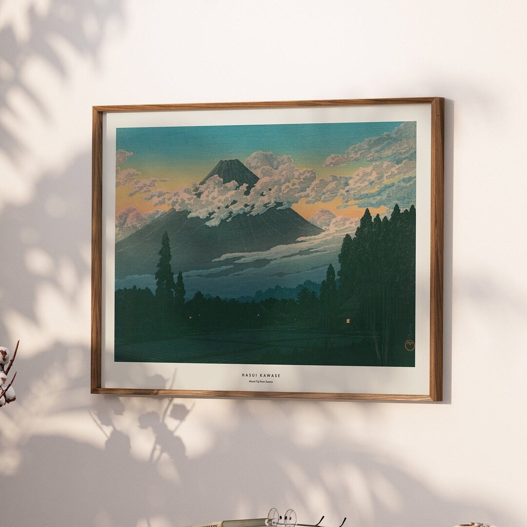 Mount Fuji From Susono - Hasui Kawase | Wall Art | Travel Decor ...
