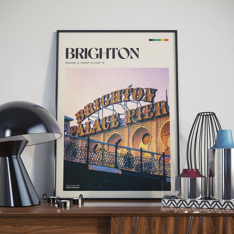 Brighton Poster - Etsy UK