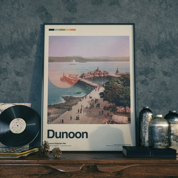 Dunoon Scottish Landscape Design Poster Wall Art Decor | Etsy