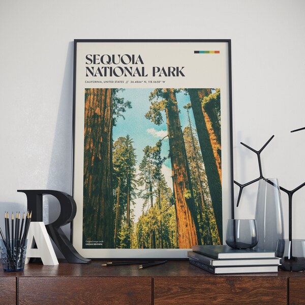 Retro National Park Poster - Etsy
