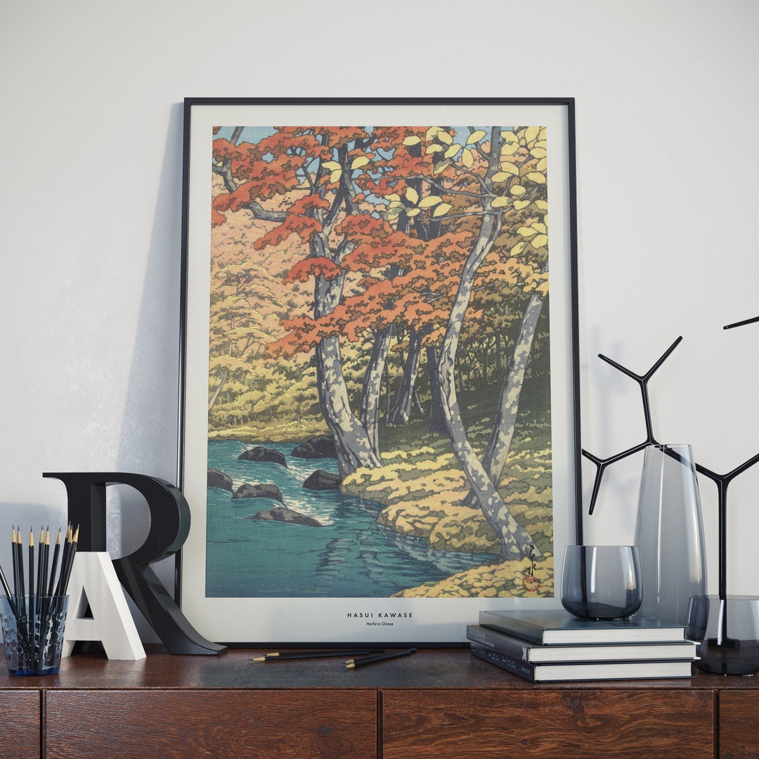 Autumn at Oirase - Hasui Kawase | Wall Art | Decor | Vintage Japanese ...