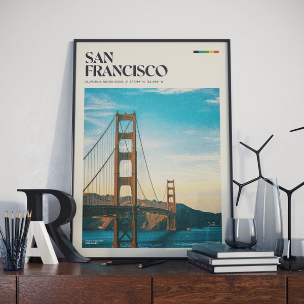 San Francisco Wall Art - Etsy UK