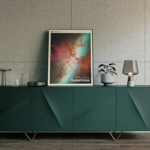 Supernova - Contemporary Graphic Design Poster | Wall Art | Decor ...