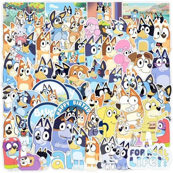 Bluey Stickers - Etsy