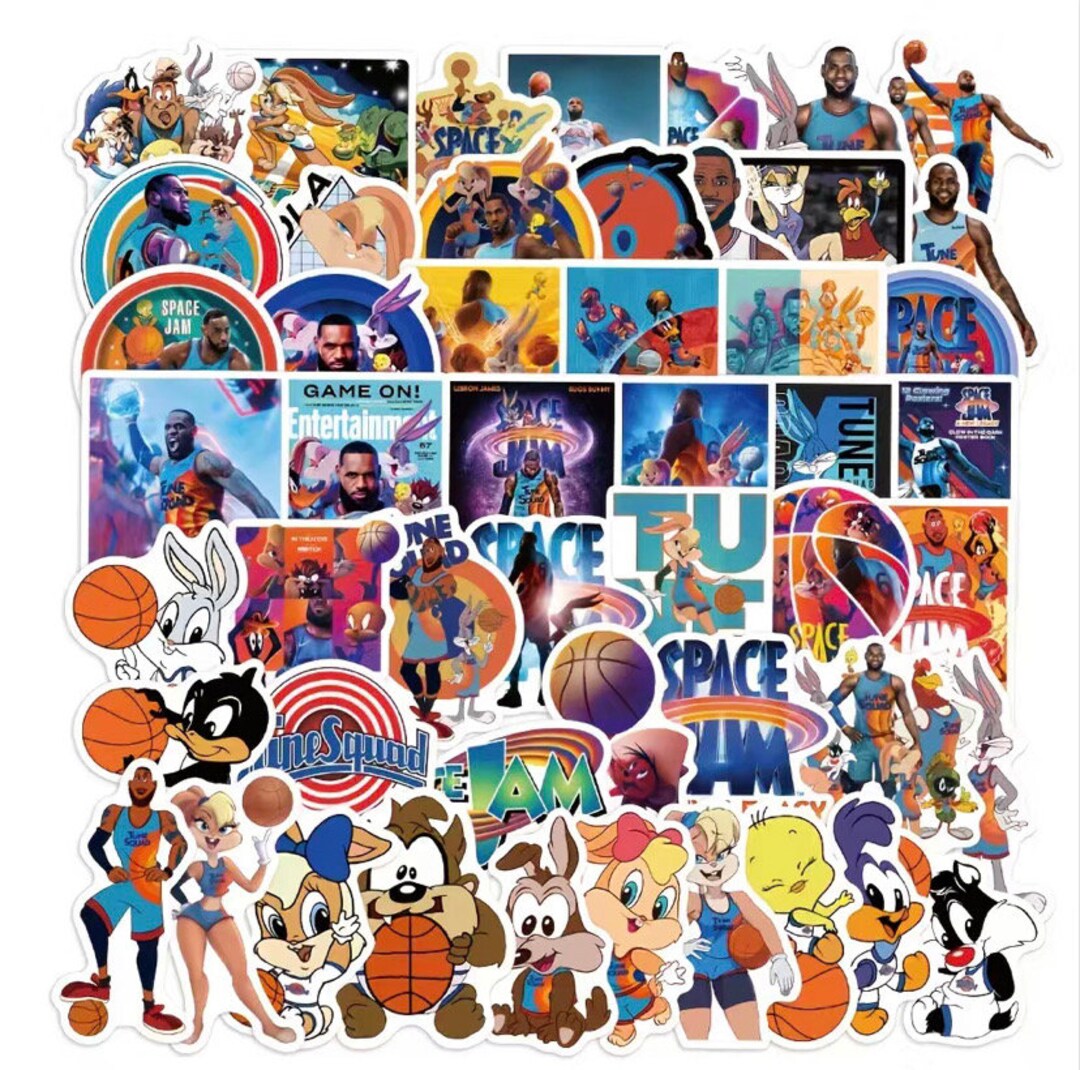 5 Space Jam Mystery Stickers - Etsy