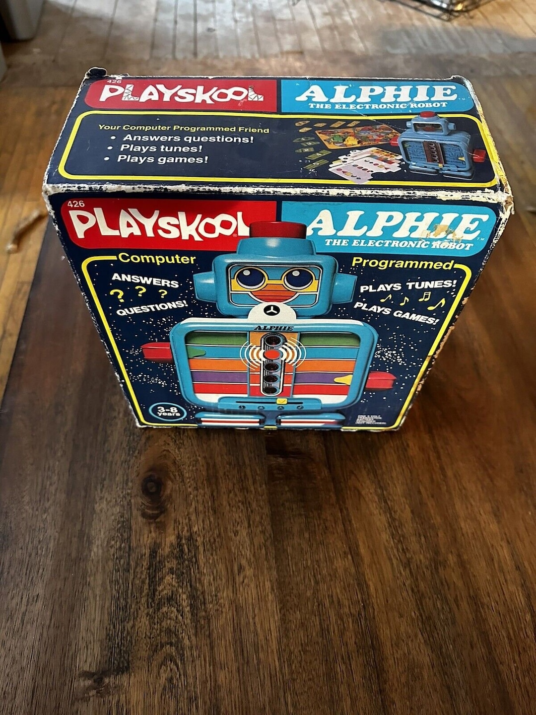 Vintage Playskool ALPHIE the Electronic Robot 1978, Pawns, Boards ...