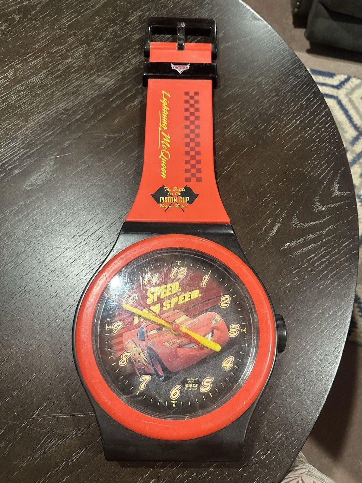 Cars Lightning Mcqueen Wall Clock - Etsy