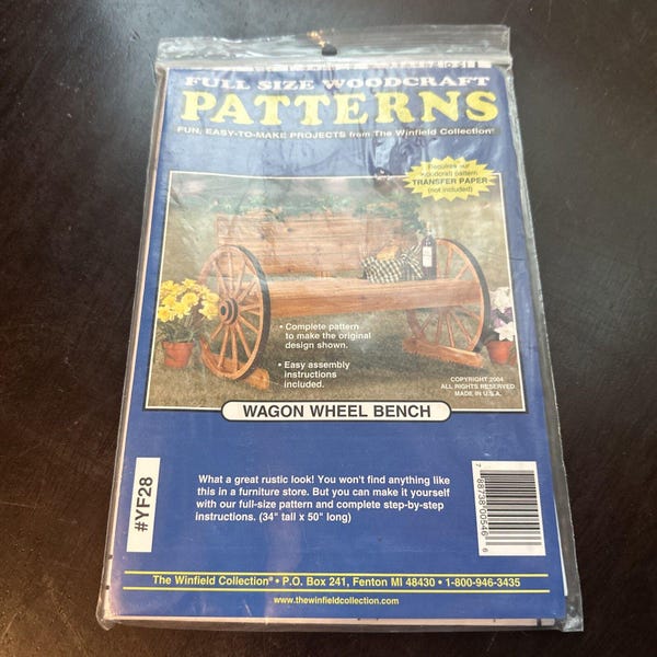 Winfield Collection Woodcraft Pattern - Etsy