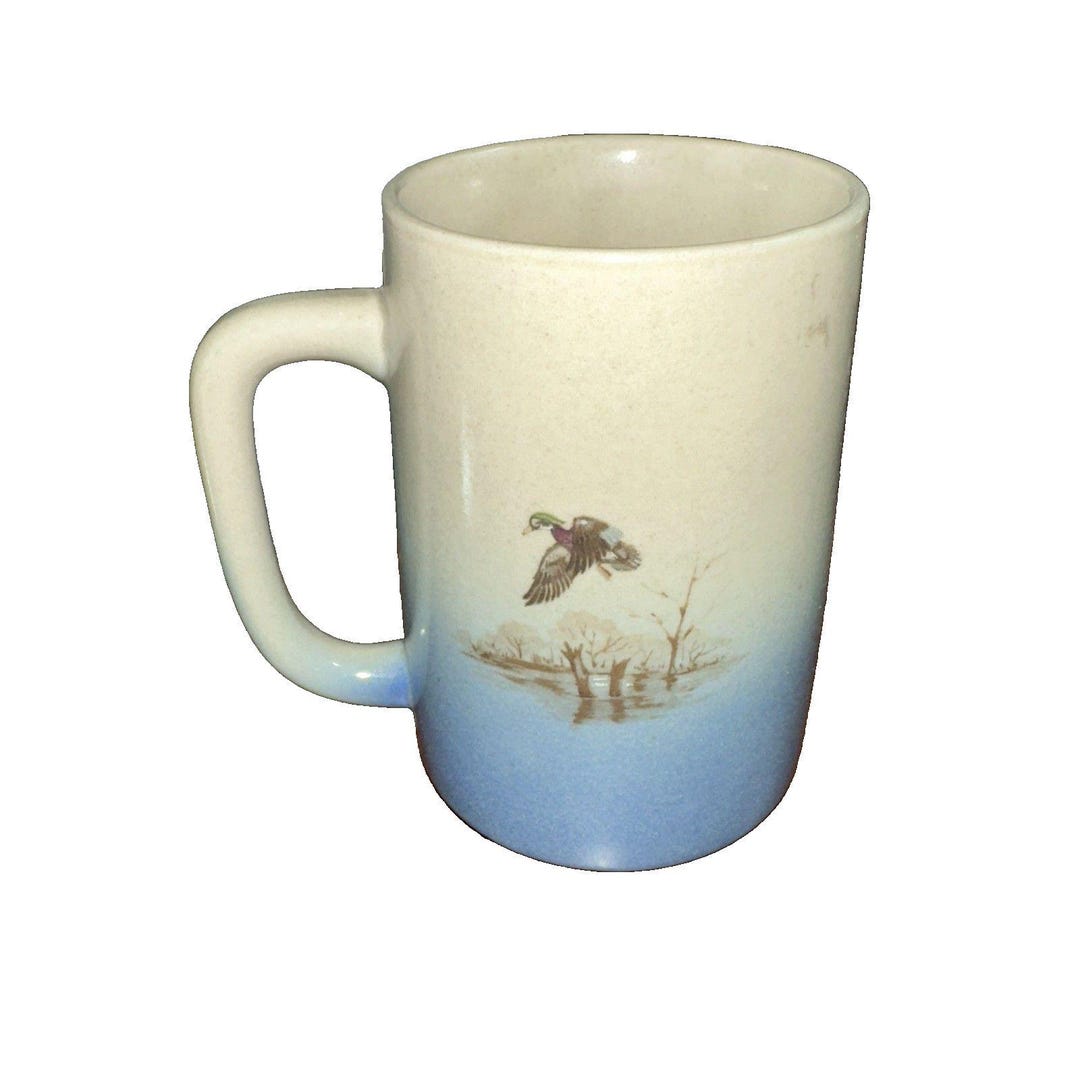 Vintage Tall Otagiri Coffee Cup Mallard Ducks 12oz - Etsy