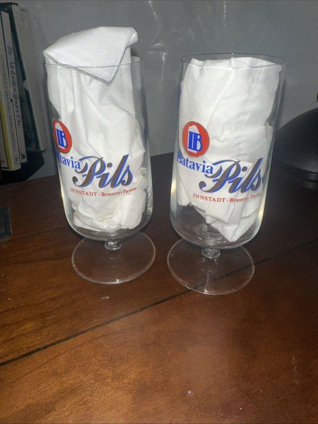 VTG Set of 2 Batavia Pils 0.2l Liter Beer Glass 5.5 in Augustana ...