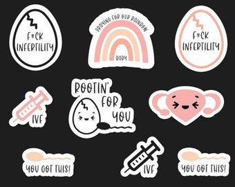 Infertility Stickers - Etsy