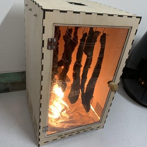 Biltong Maker Box: Family Biltong Factory With Clear Acrylic Door - Etsy