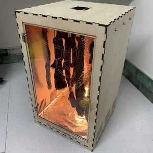 Biltong Maker Box: Family Biltong Factory With Clear Acrylic Door - Etsy