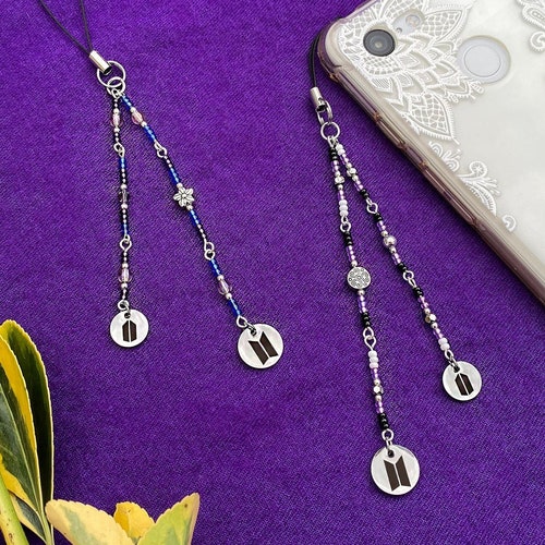 BTS Phone Charm BTS Logo Keychain Charm Army Bomb Charm Bts - Etsy