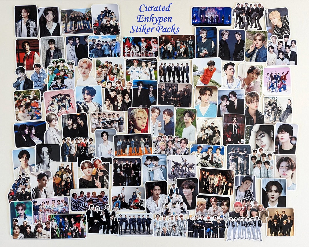 Enhypen Stickers (12/24 Count), Enhypen Random Sticker Packs, Enhypen ...