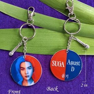 Suga Tour Keychain, Agust D Tour Keychain, Suga Agust D Concert ...