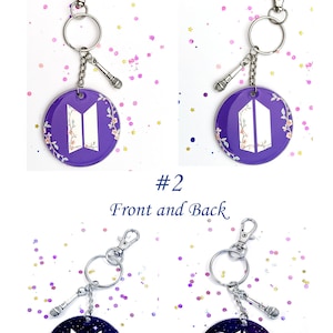 BTS Logo Keychain, BTS Bag Charm, Bts Logo Design, Handmade Bts Purse ...