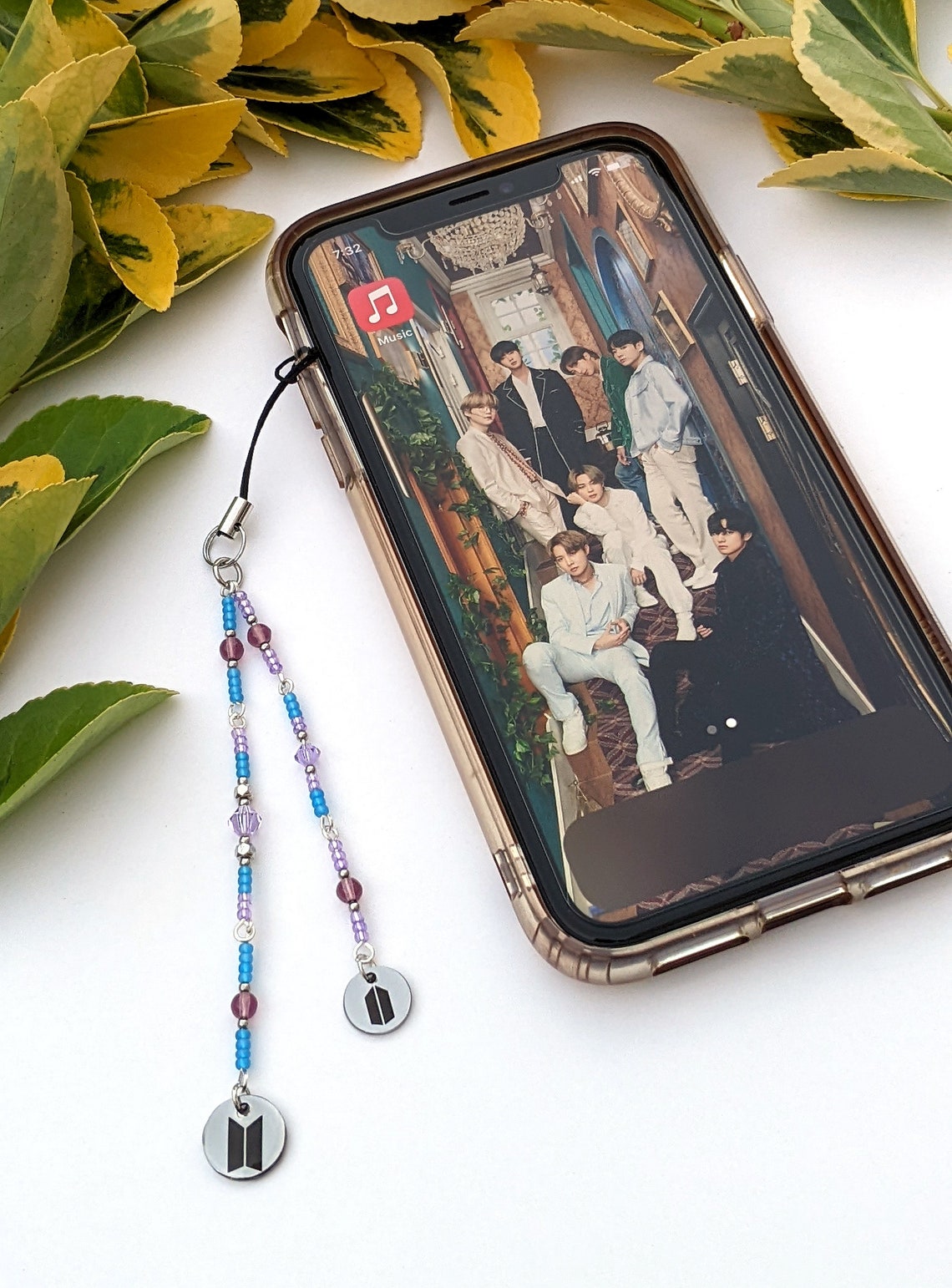 BTS Phone Charm BTS Logo Keychain Charm Army Bomb Charm Bts - Etsy