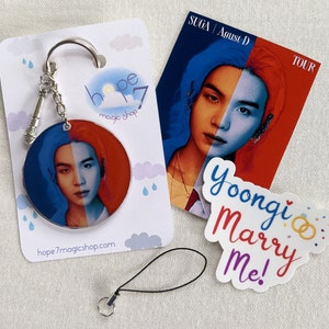 Suga Tour Keychain, Agust D Tour Keychain, Suga Agust D Concert ...