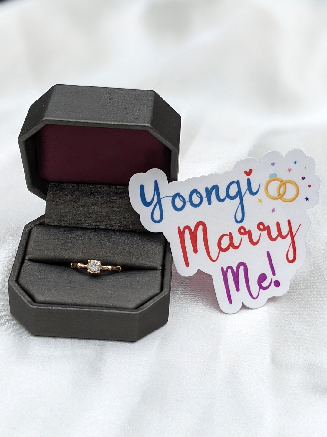 Yoongi Marry Me, Suga Sticker, BTS Meme Stickers, BTS Suga Waterproof ...