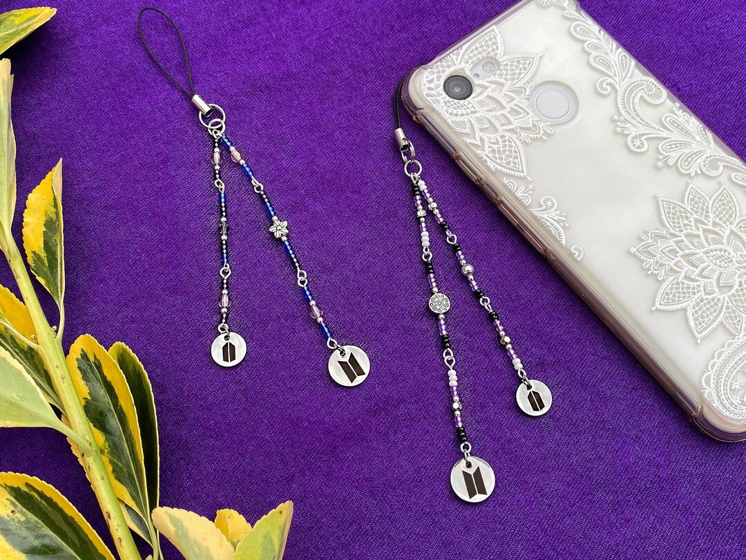 BTS Phone Charm, BTS Logo Keychain Charm, Army Bomb Charm, Army Logo ...