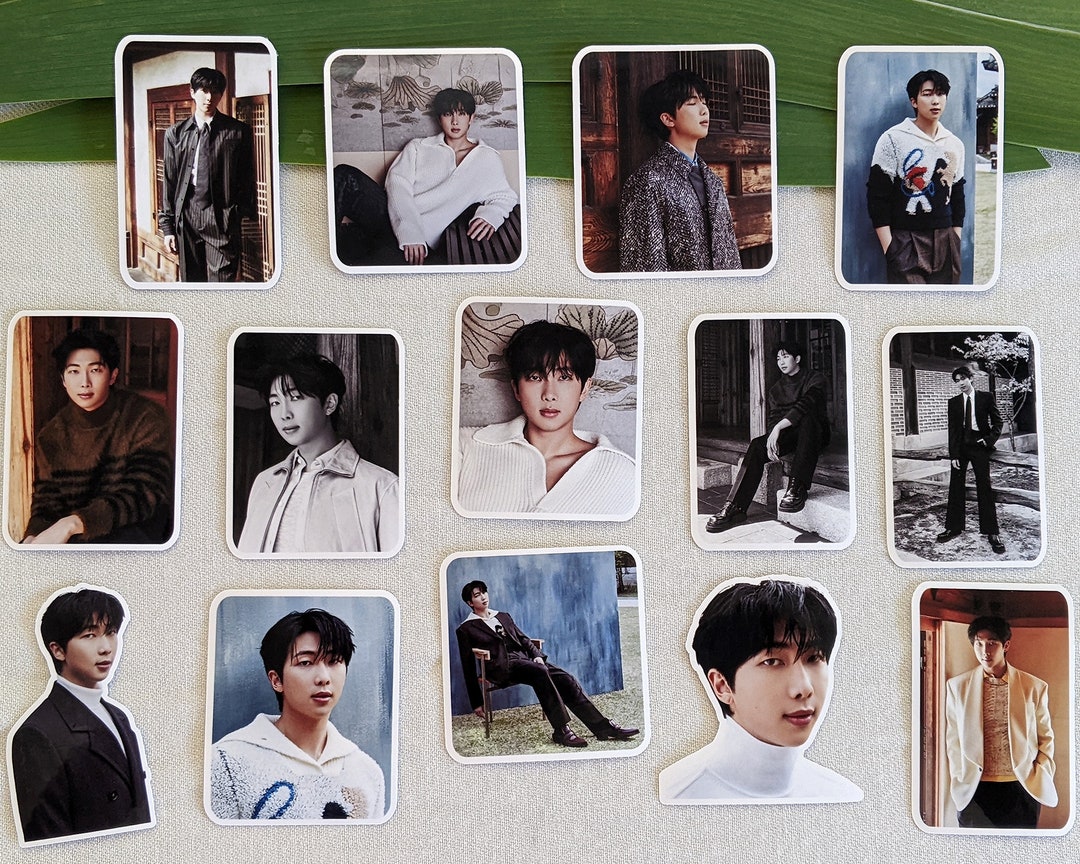 Namjoon Sticker Pack (14 Ct), RM Magazine Photoshoot Stickers, BTS RM ...