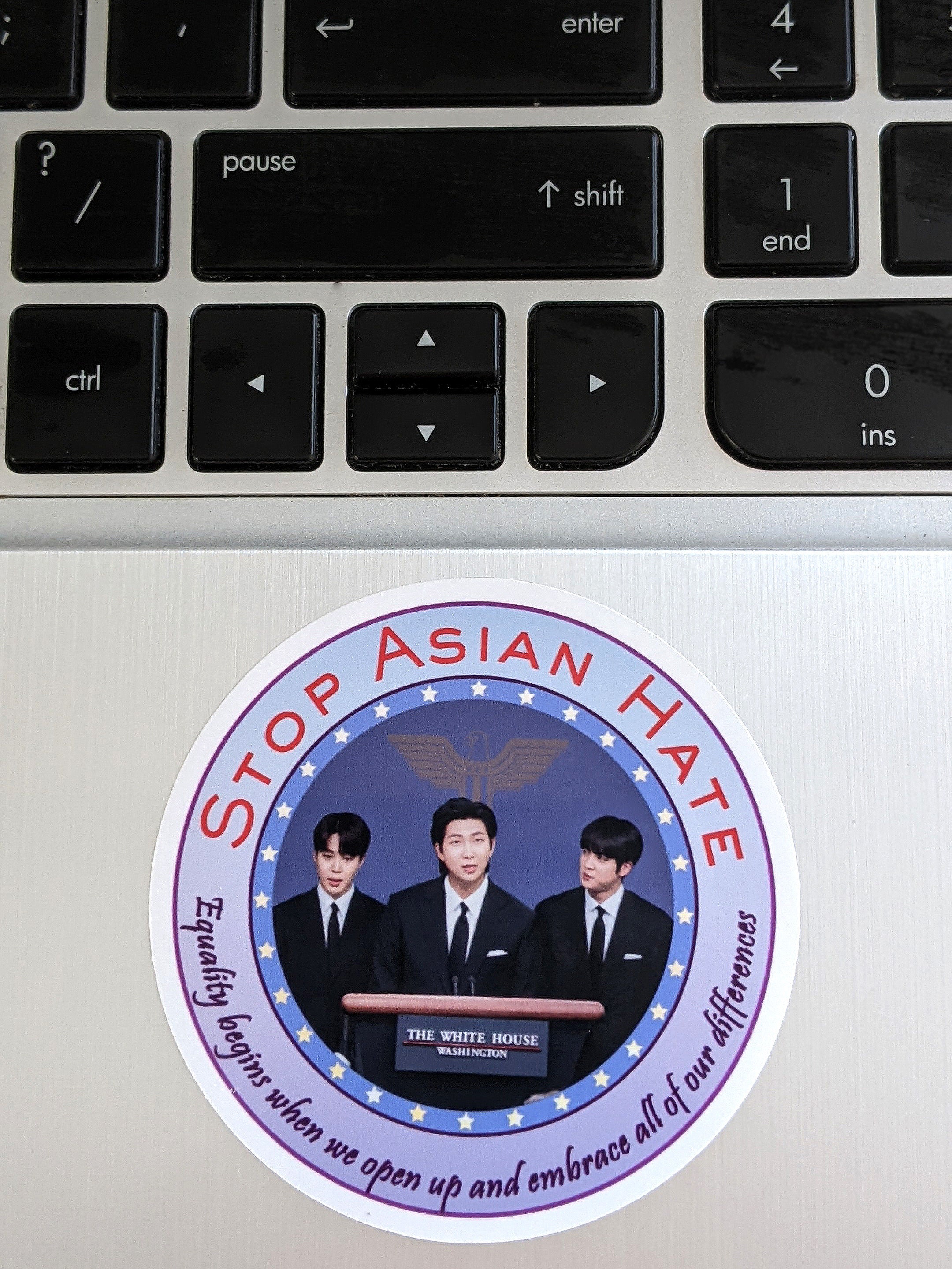 Stop Asian Hate Sticker, Bts at the White House sold by Alexis | SKU ...