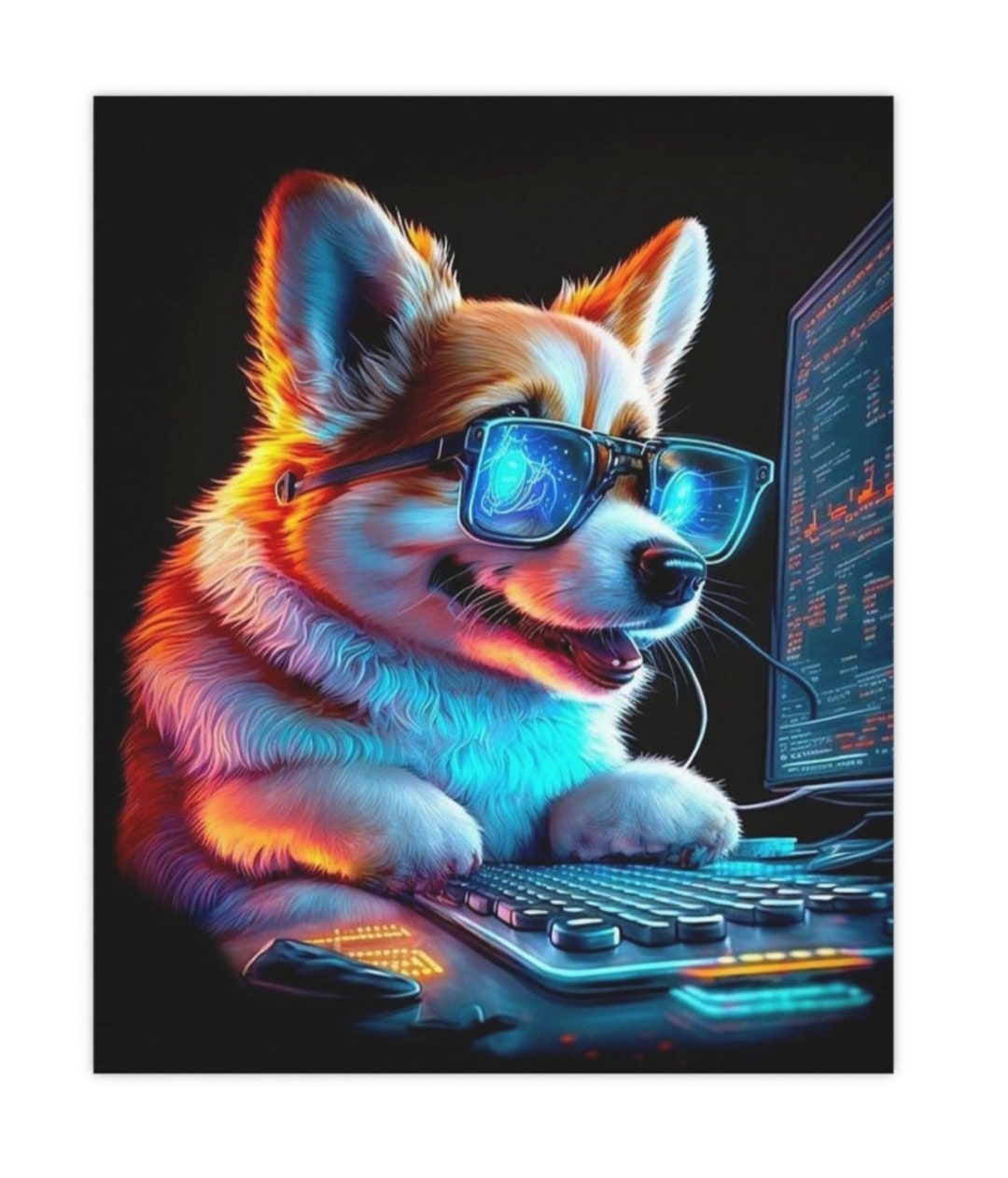 Gorgeous Corgi Digital Download for Corgi Lovers for Phone Screen ...