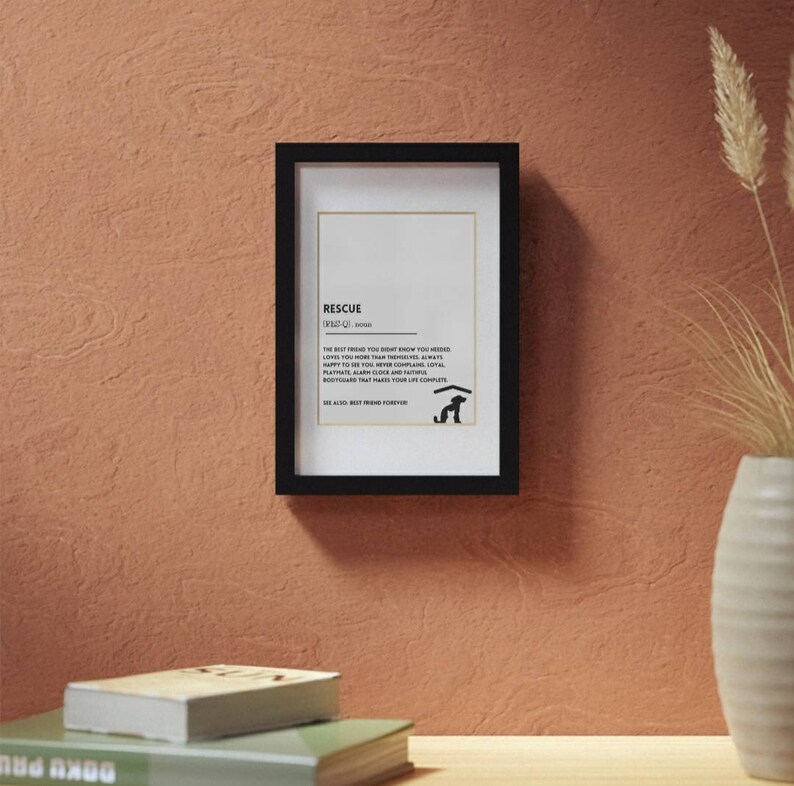 Rescue Definition Print INSTANT DOWNLOAD Wall Art Print Word Definition ...