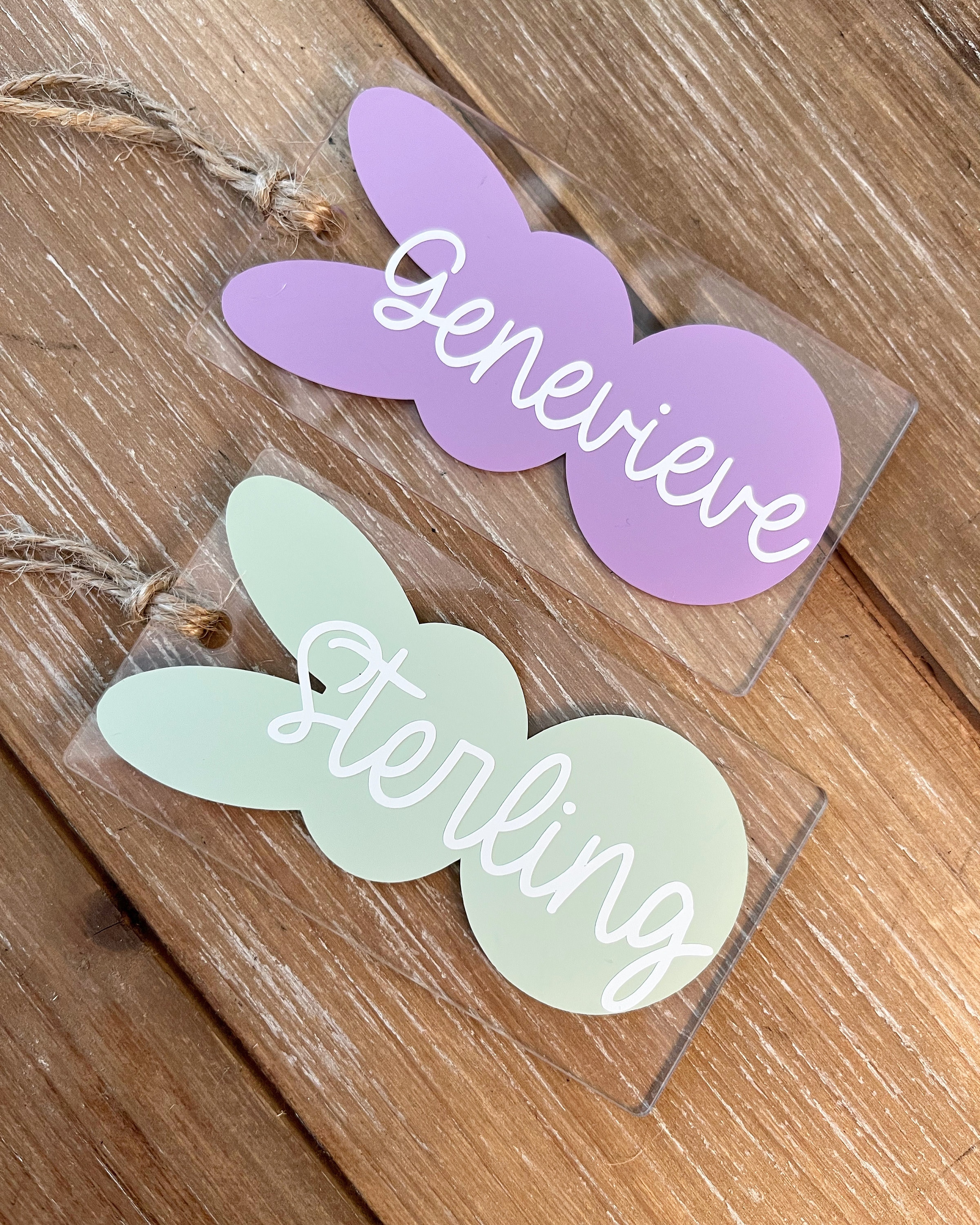 Easter Basket Name Tag | Personalized Easter Bunny Name Tag | Kids ...