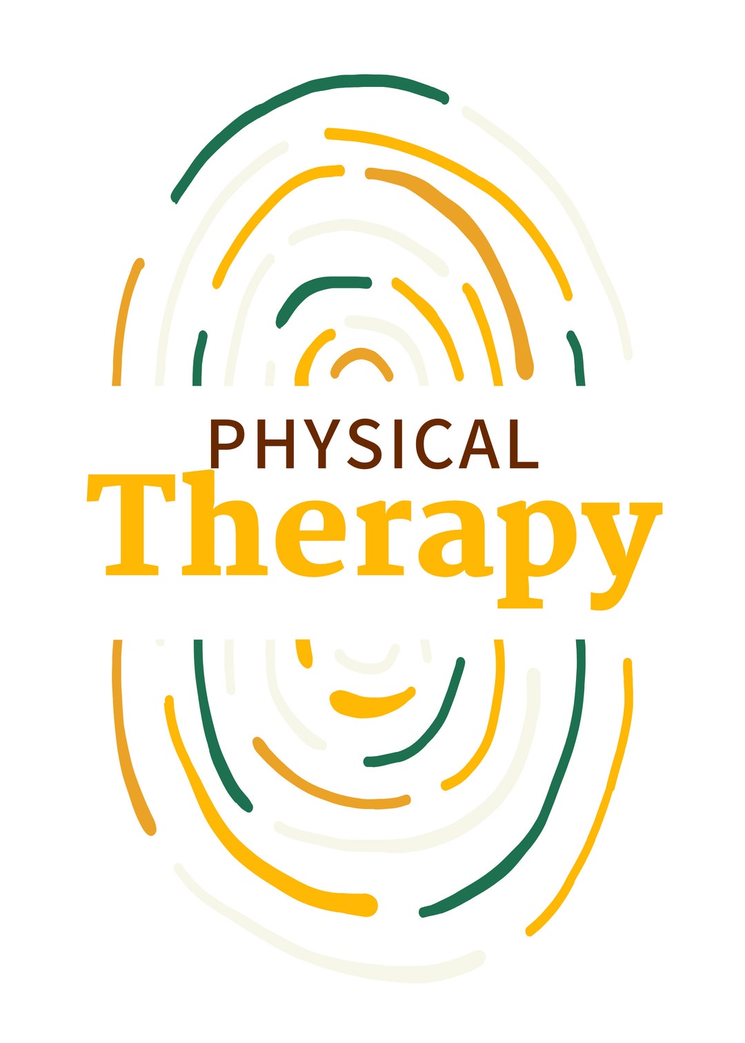 Physical Therapy Thumbprint Wall Art - Etsy