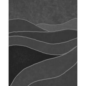 Gray Scale Landscape Wall Art - Etsy