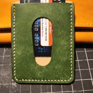 2 Slot Card Wallet, With Thumb Slider. - Etsy