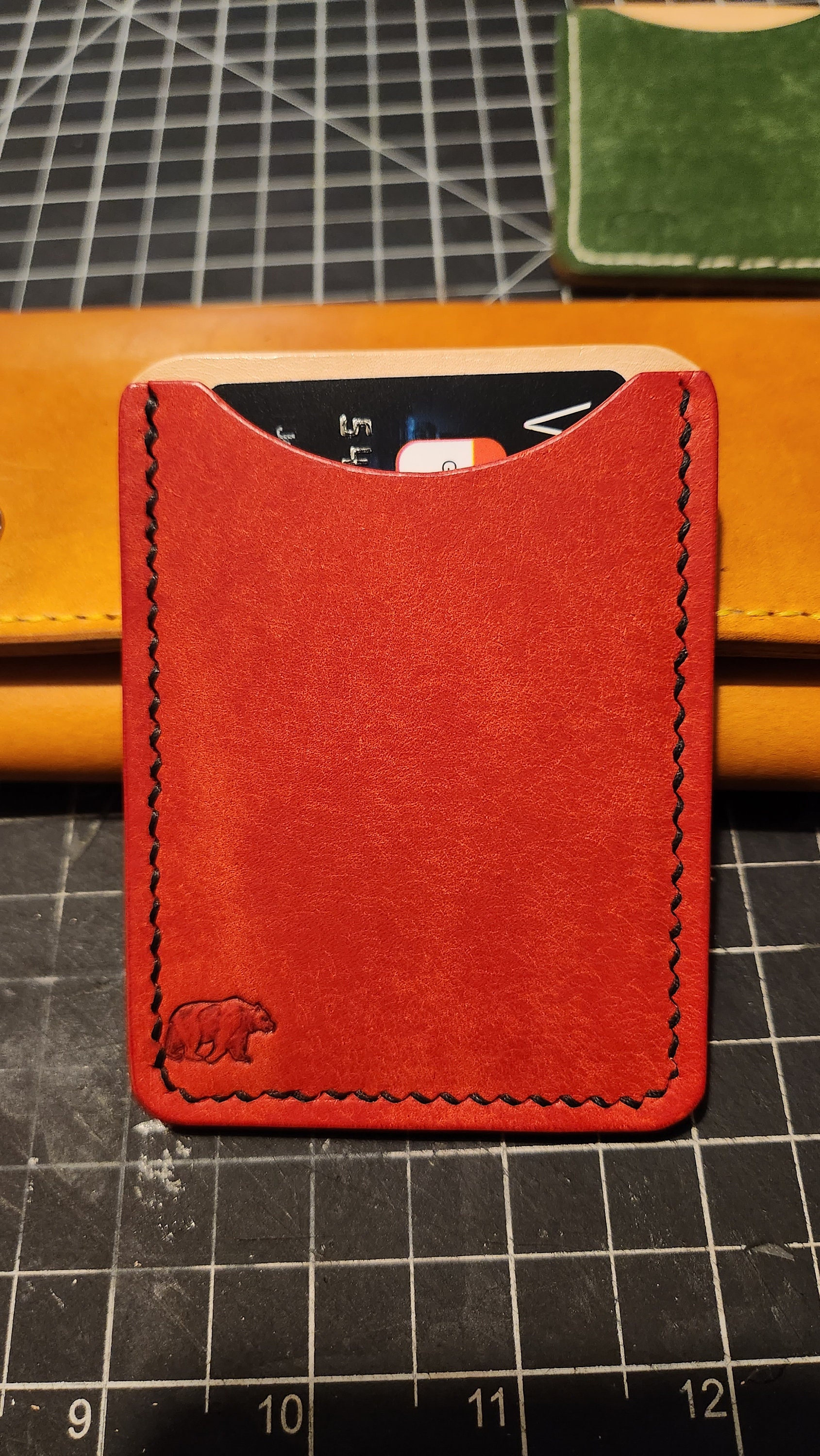 2 Slot Card Wallet, With Thumb Slider. - Etsy