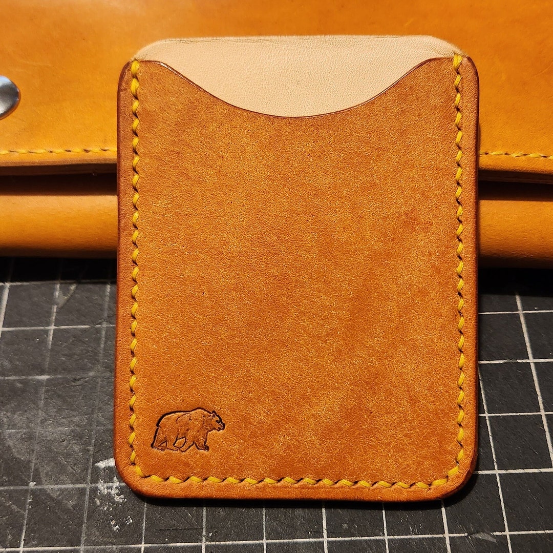 2 Slot Card Wallet, With Thumb Slider. - Etsy