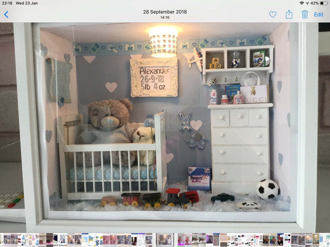 Nursery Light Room Box Box - Etsy